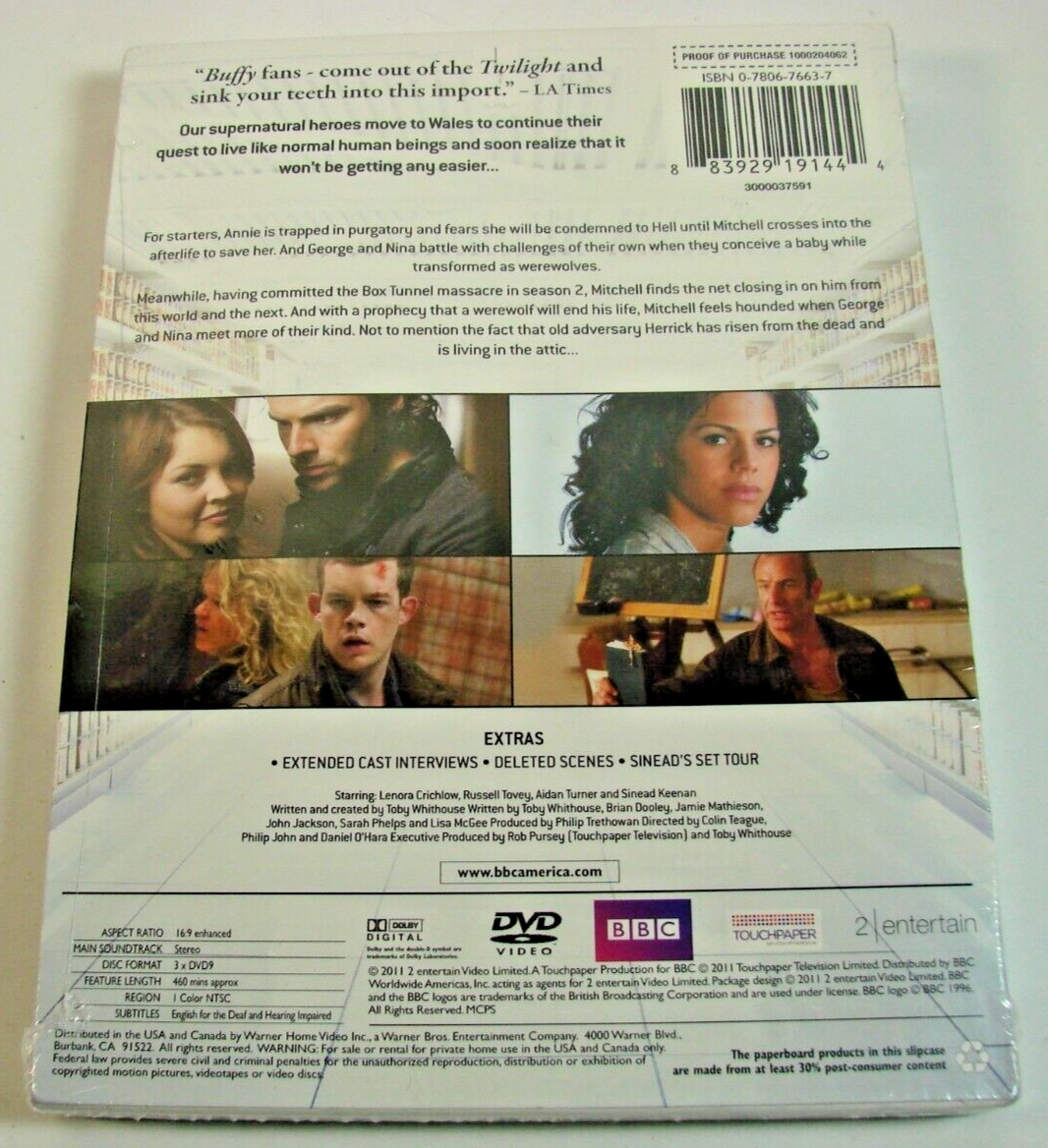 Being Human: Season Three (DVD, 2011, 3-Disc Set) for sale online | eBay