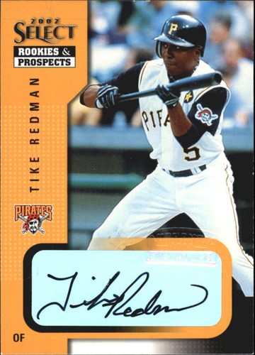 B4244- 2002 Select Rookies Et Prospects #90 Tike Redman Auto - Nm-Mt ...