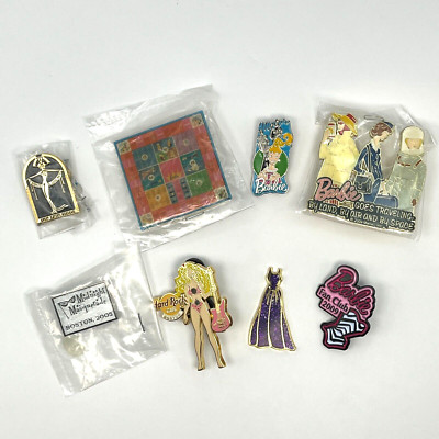 Vintage Barbie Lapel Pins Hat Pin Convention Fan Club Hard Rock Lot ...