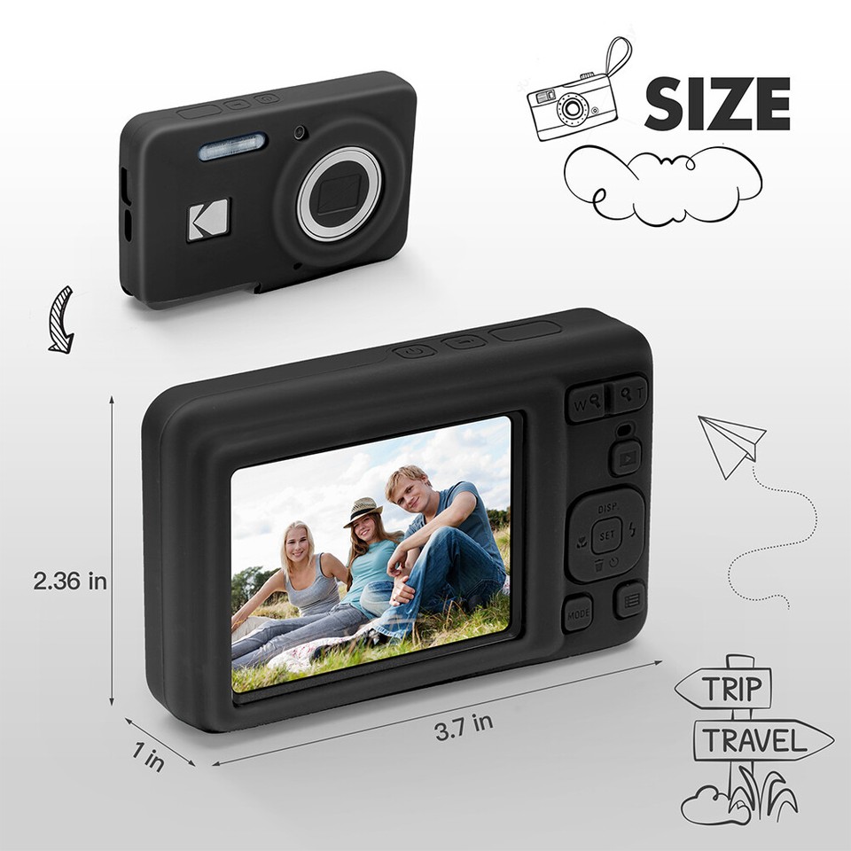 For KODAK PIXPRO FZ55 Digital Camera Cover Soft Silicone Protective ...
