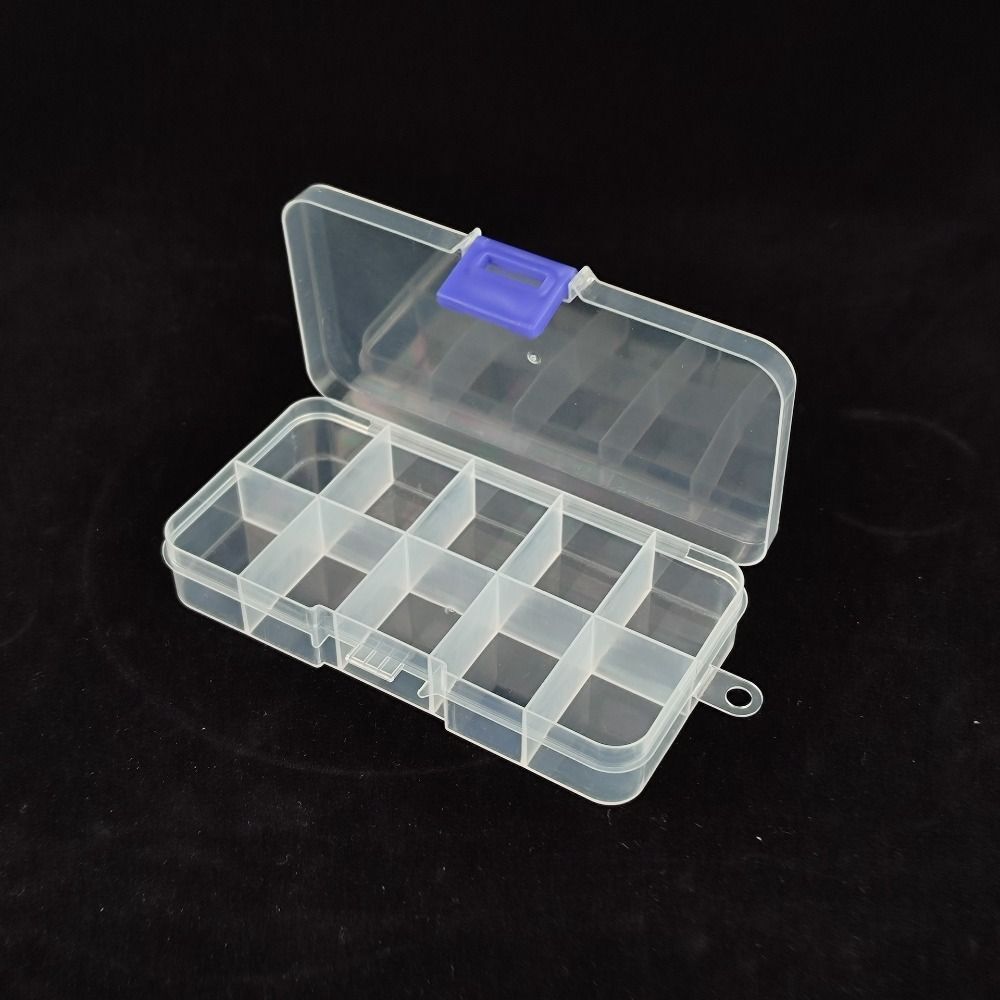 Square Storage Box Plastic Small Items Case Power Tools Holder | eBay