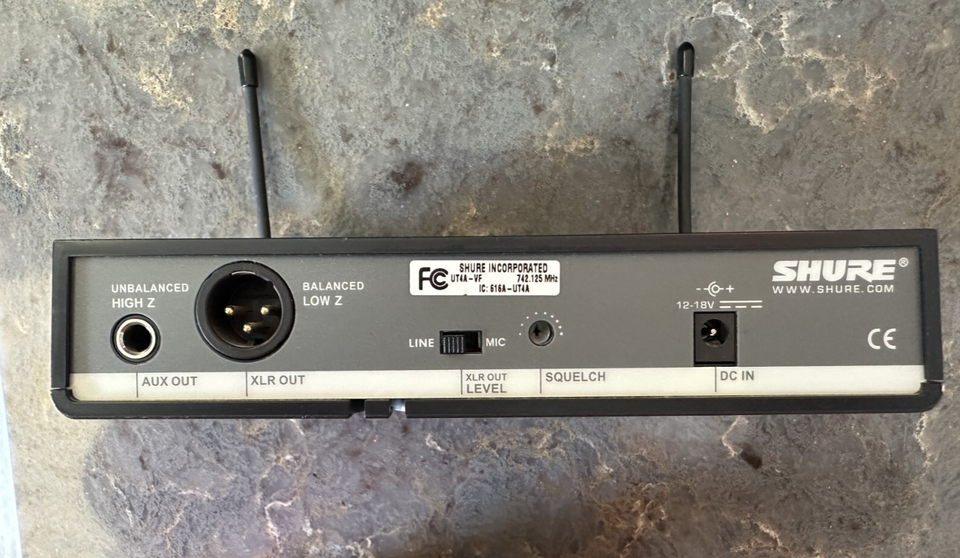 Shure Beta 58A UHF Diversity Receiver 885725524396| eBay