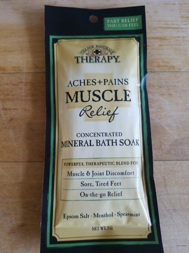 Village Naturals Therapy Concentrated Mineral Bath Soak Muscle Relief ...