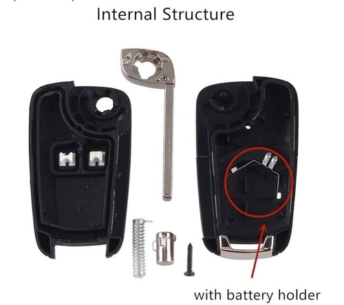Car Key Remote Replacement Fob Compatible Vauxhall Astra Mokka Vectra ...
