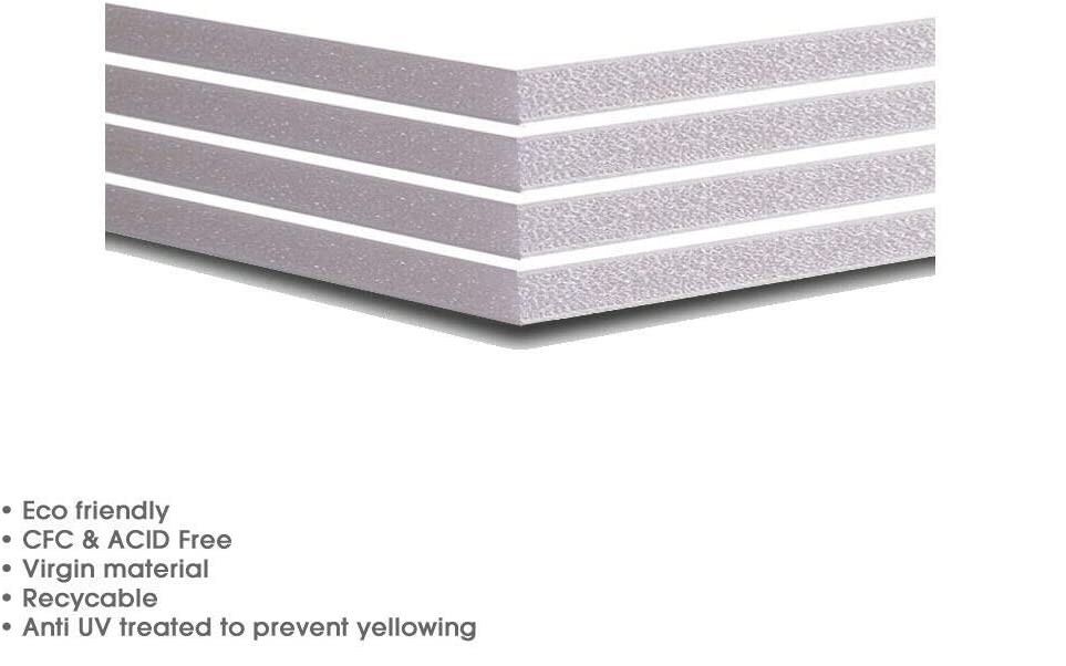5MM WHITE FOAM BOARD A3 MULTIPLE QUANTITIES AVAILABLE 5 SHEETS ONLY £6. ...
