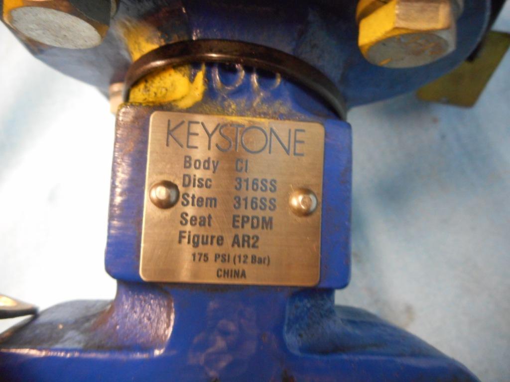 KEYSTONE PNEUMATIC ACTUATOR 79U-012U-A080-A00, 4" VALVE 206-040-999-003 ...