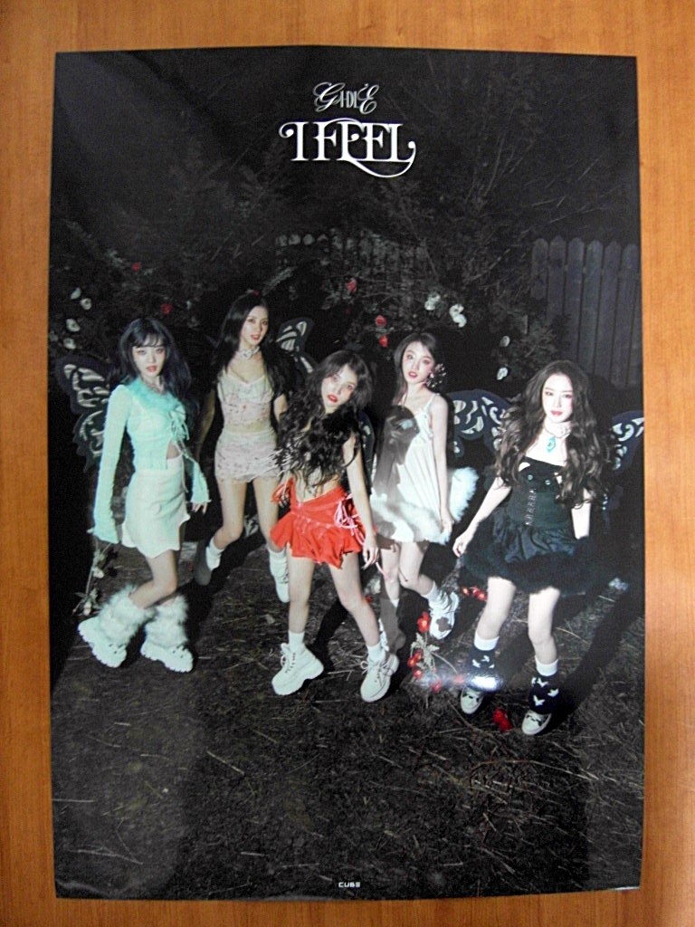(G) I-DLE - I Feel (Ver. A) [OFFICIAL] POSTER K-POP *NEW* G IDLE | eBay