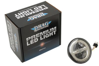 Drag Specialties 2001-1538 Chrome Premium 5-3/4" LED Headlamp for ...