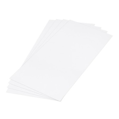 ABS Plastic Sheet 24" x 12" x 0.06" ABS Styrene Sheets White 4 Pcs | eBay