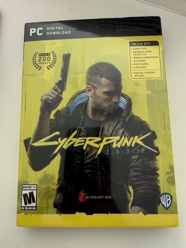 Cyberpunk 2077 [ Launch Edition Box Set ] (PC) NEW Sealed in Original ...