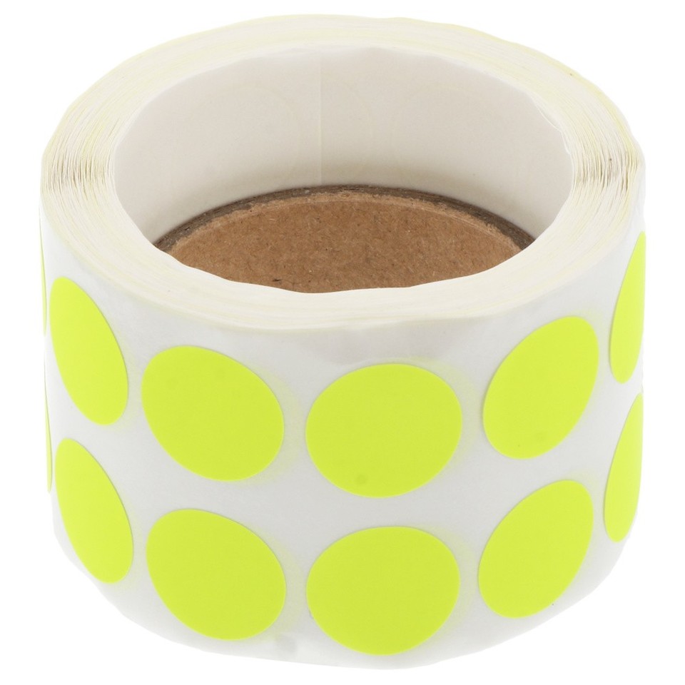 Scrapbooking Supplies Small Round Stickers Color Dots Fluorescent ...