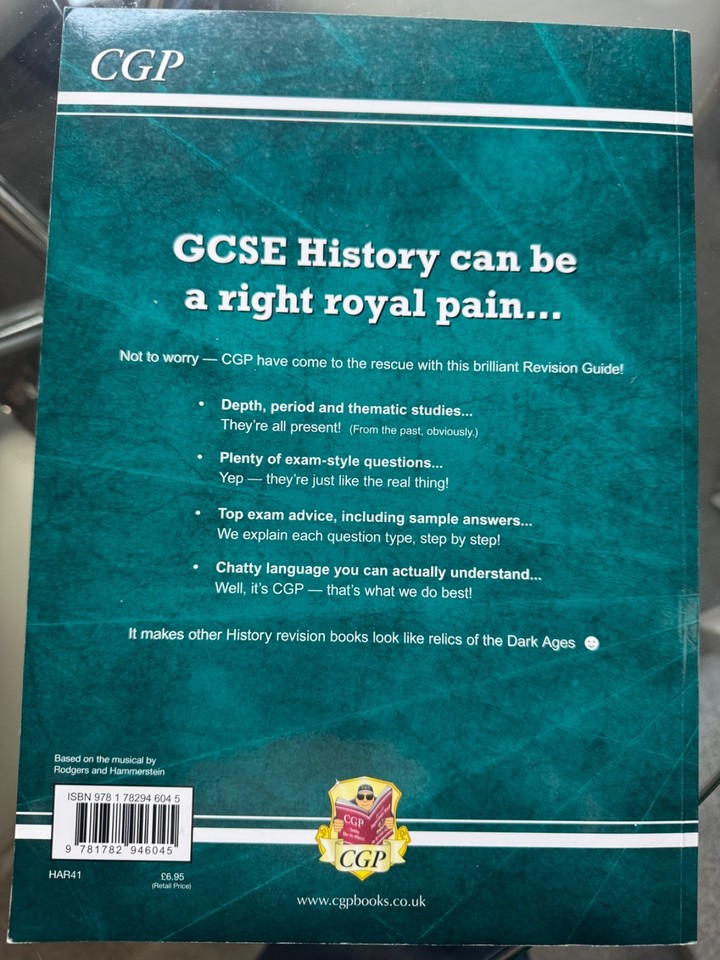 CGP GCSE Edexcel History Revision Guide Grade 9-1 Course | eBay UK