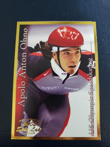 Apolo Anton Ohno US Olympic Speedskating Rookie 2002 Sports Card ...