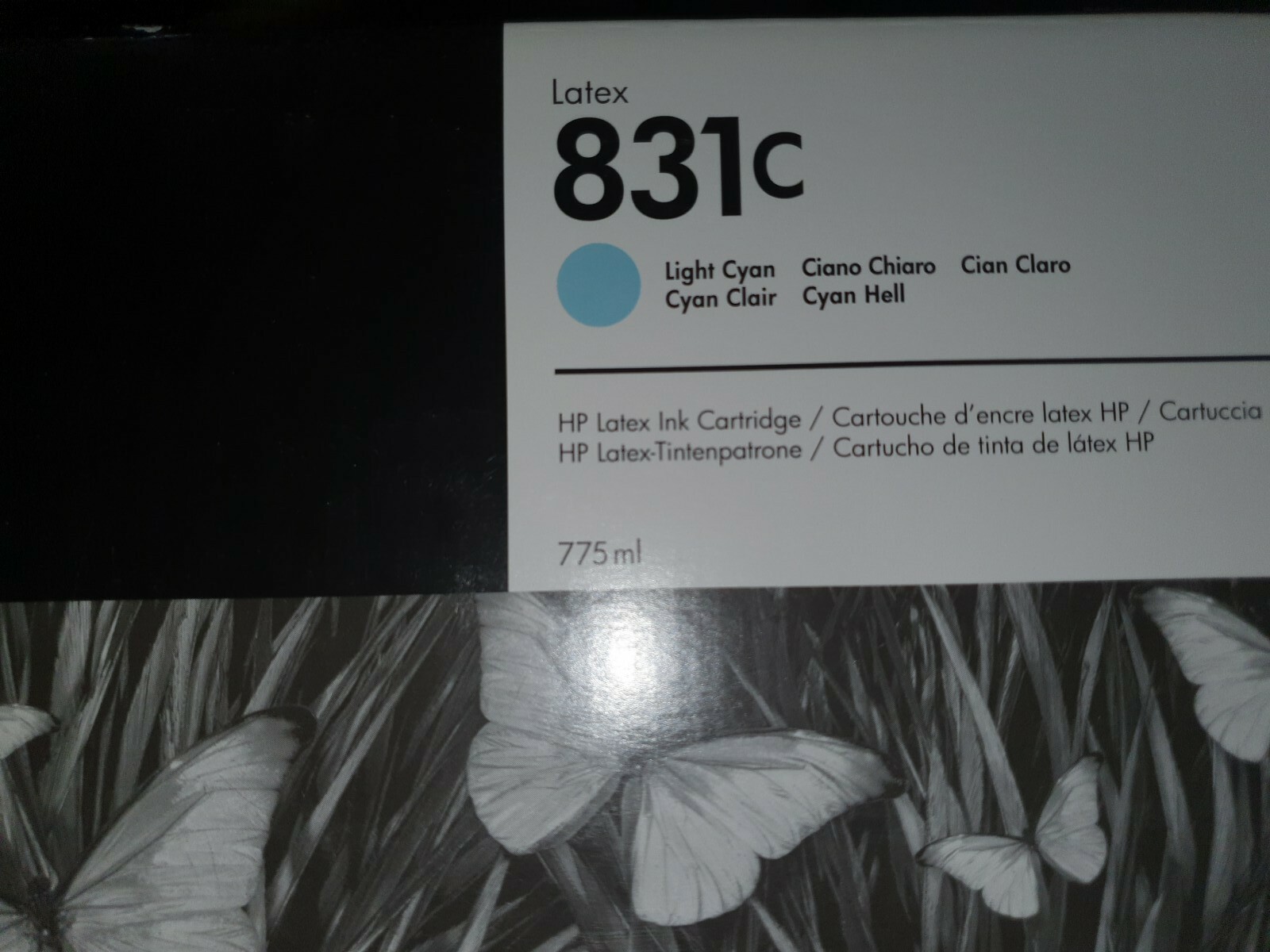 HP 831C LATEX INK GENUINE 2024 Black Optimizer Magenta Cyan INKS AND ...