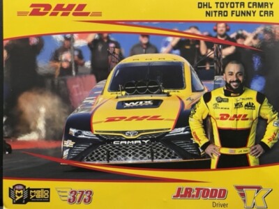 VRHTF NHRA COOL AWESOME RARE "JR TODD DHL KALITTA" NITRO FUNNY CAR ...