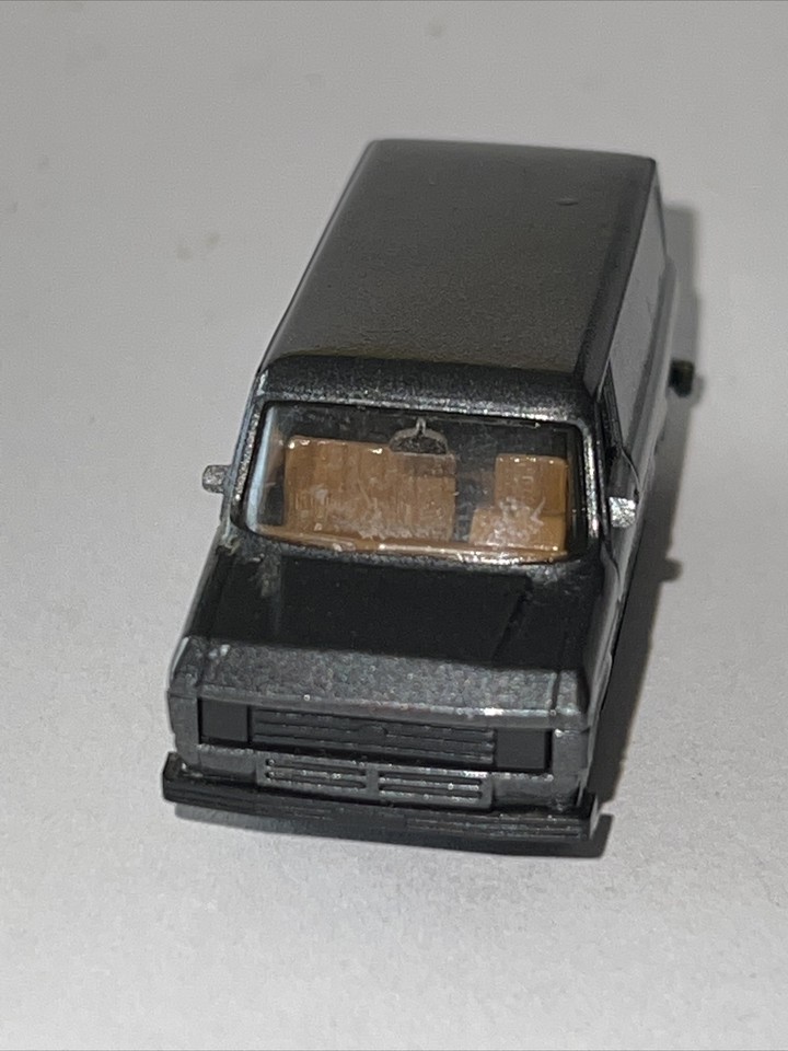 HO Scale Ford Transit Cargo Van • Herpa • 1:87 • Grey • Realistic ...