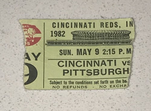 Cincinnati Reds Pittsburgh Pirates Ticket Stub Tom Seaver Losing ...