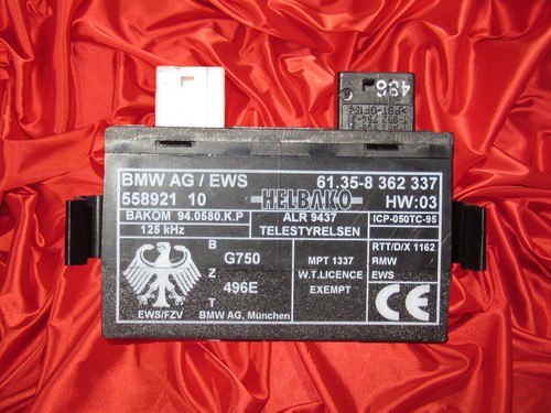 BMW E36 E34 E39 E38 E31 3 5 7 8 Z3'es AG/EWS TRANSMITTER RECEIVER ...