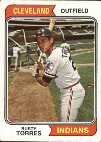 1974 Topps Baseball Card #499 Rusty Torres - EX-MT | eBay
