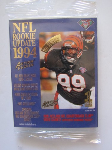 Lot Of 4 1994 ACTION PACKED ROOKIE UPDATE FOOTBALL Cards 24KT Gold ...