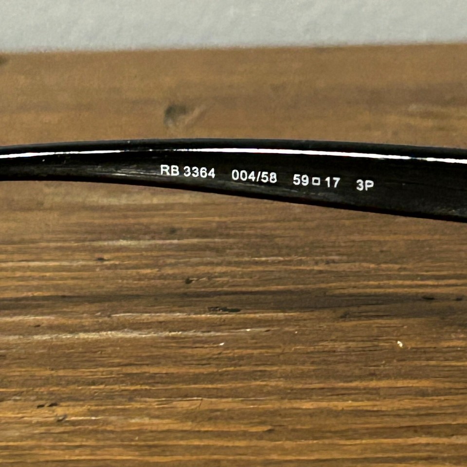 Ray-Ban RB3364 004/58 Polished Gunmetal Men's Sunglasses Full Rim ...