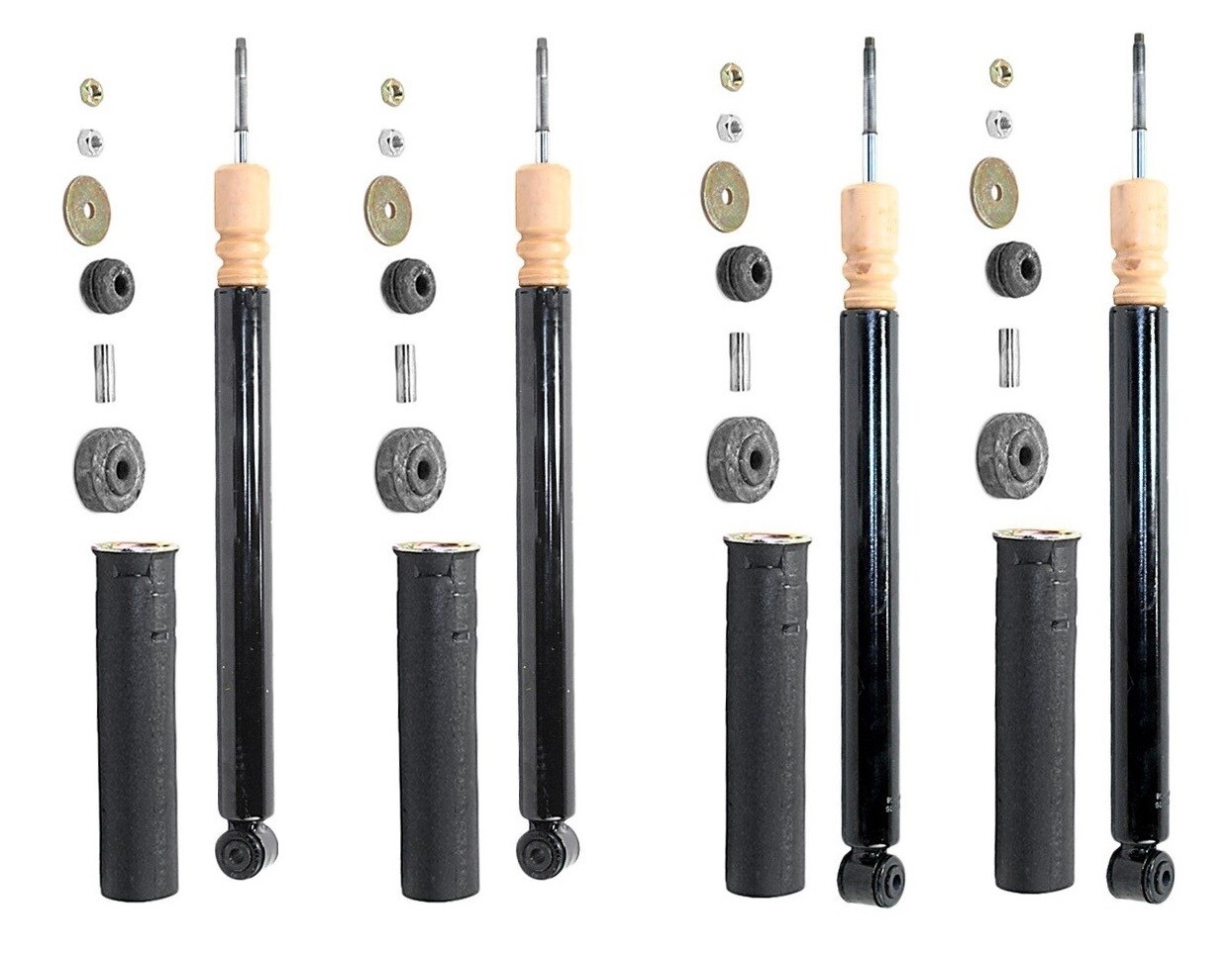 Front & Rear Monroe Shock Absorbers Kit for Mercedes W210 E300 E320 ...