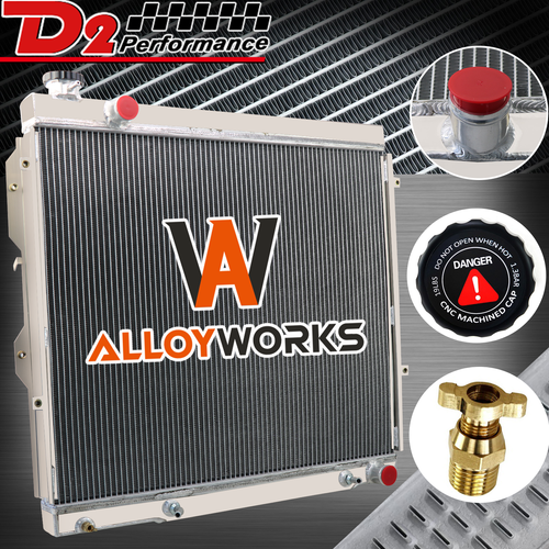 3 Row Aluminum Radiator For 2000-2006 Toyota Tundra 2001-2007 Sequoia 4 ...