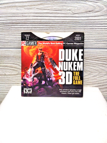 Duke Nukem 3D PC Gamer Demo CD 7.2 May 2001 The Full Game + Star Wars ...