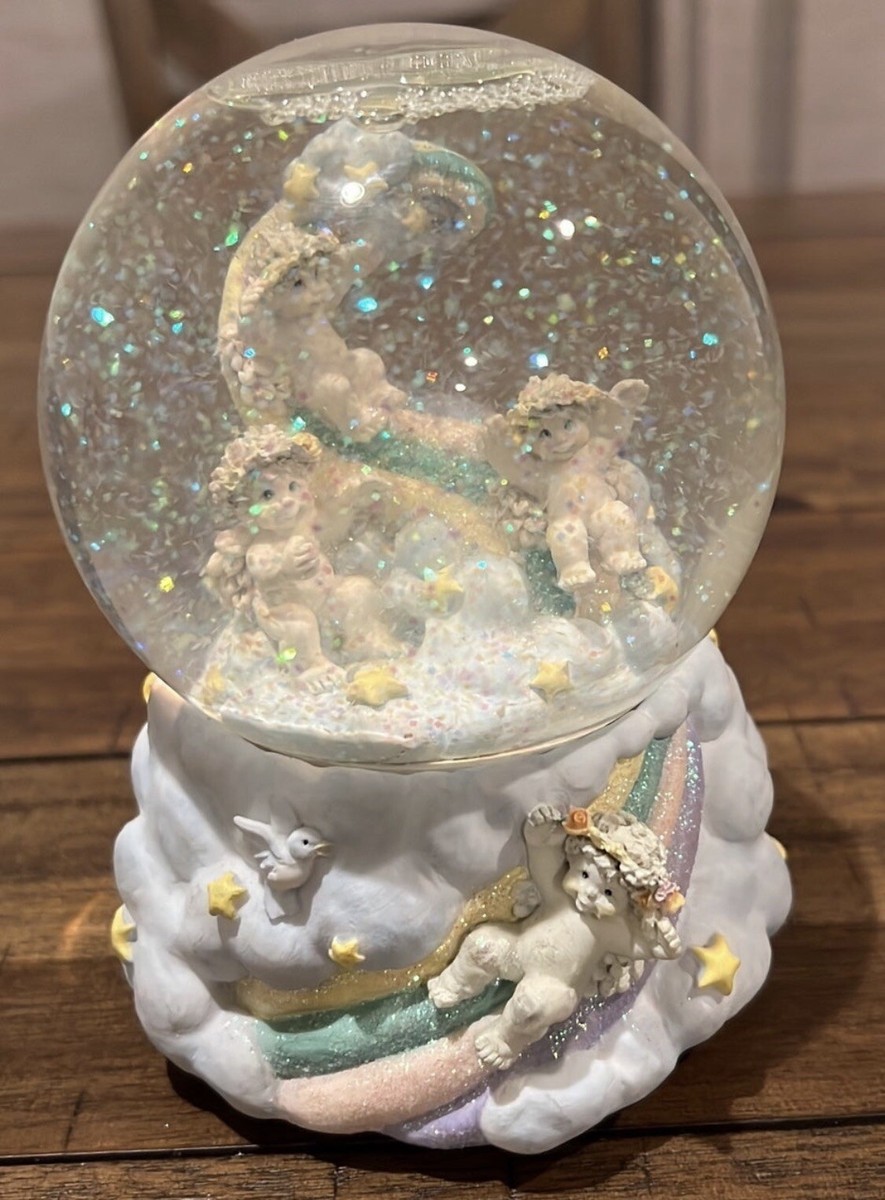 Cherub Snow Globe