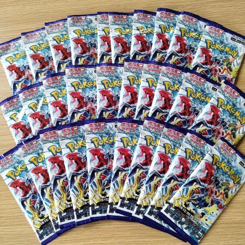 30 Packs Pokemon Card Raging Surf sv3a Booster Box Scarlet Violet ...