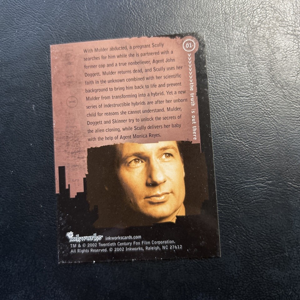 Jb23 X-Files Season 8 2002 #01 Title John Doggett MuldEr Scully | eBay