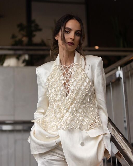 Handmade Pearl Style Exclusive Lux Brand Design, Vintage Pearl Top | eBay