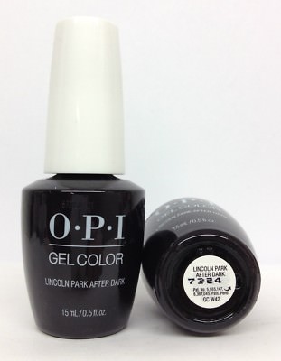 New Packaging Gelcolor - LINCOLN PARK AFTER DARK ** GC W42 opi .5oz ...