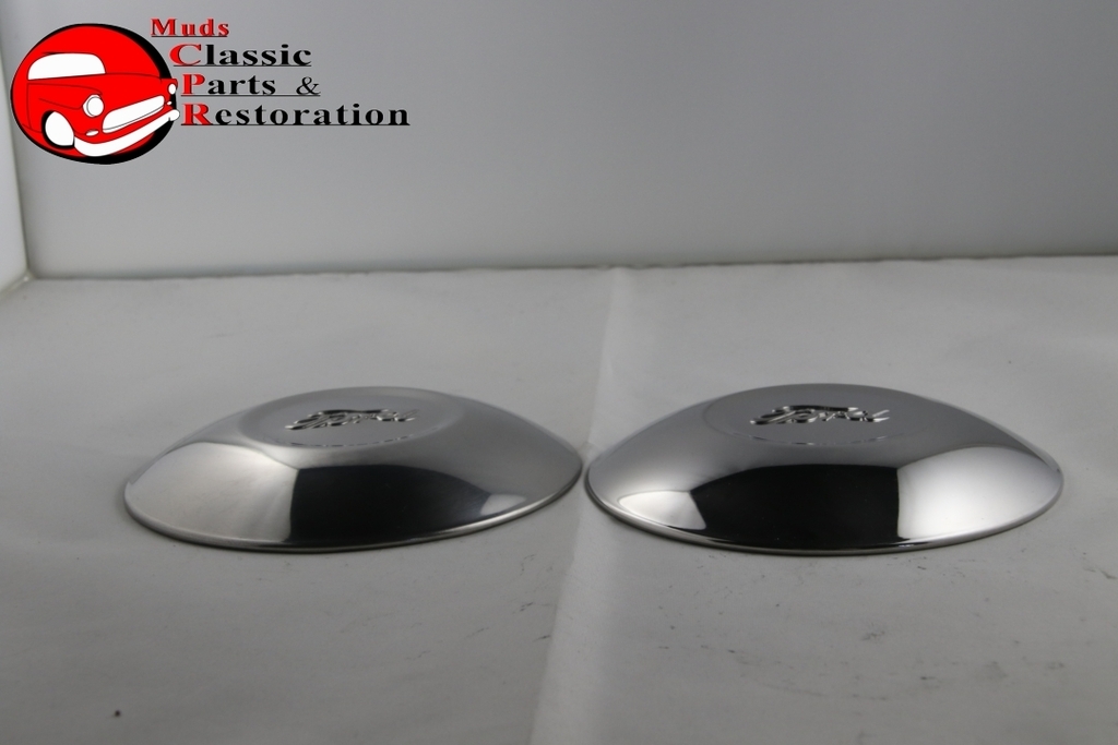 1930 1931 Ford Model A Stainless Steel Hub Caps Ford Script Official ...