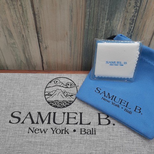 Samuel B Benham St Silver/18K Blu Topaz Abalone Rak Balinese Statement ...