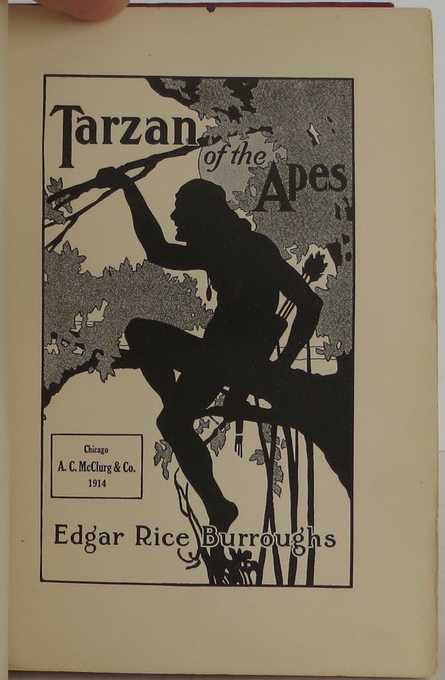 Edgar Rice Burroughs / Tarzan of the Apes 1st Edition 1914 #2211106 | eBay