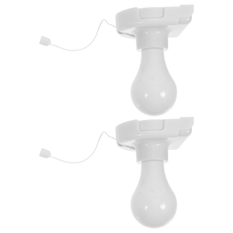 2 Pcs Pull Cord Wall Lights Cabinet Lamp with Chain Cordless Night ...