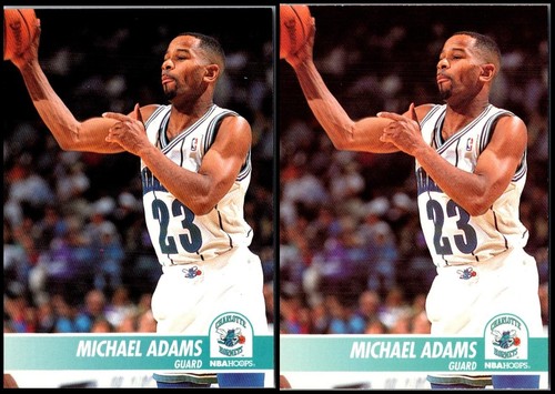 Hoops Michael Adams Charlotte Hornets (2) Card Lot - A REAL GEM – MAKE ...