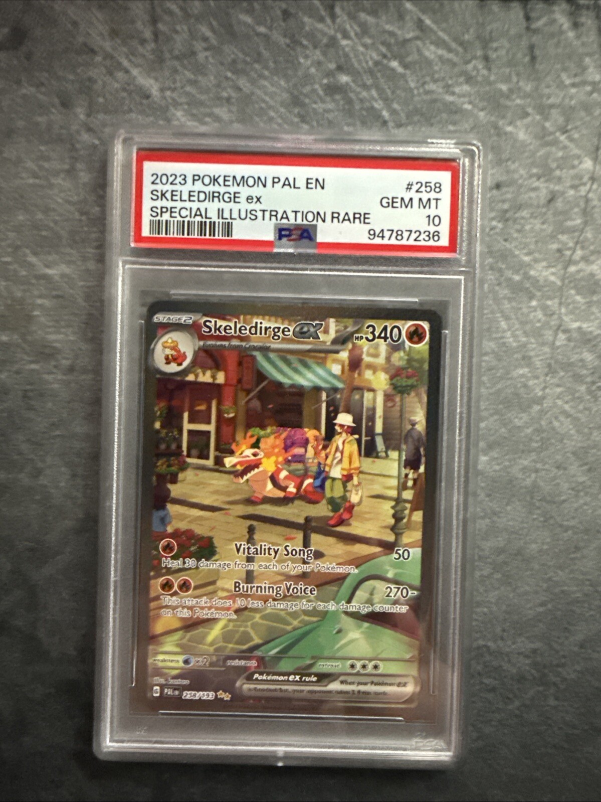 Skeledirge ex 258/193 Special Illustration Rare Pokemon: Paldea ...