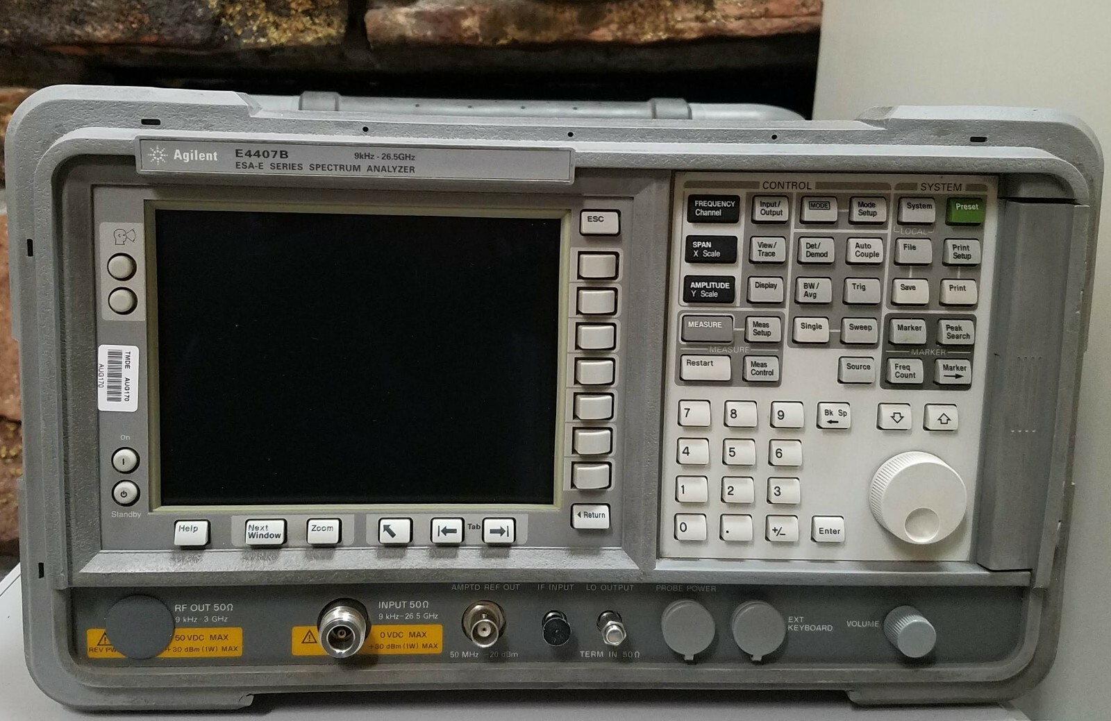 HP/Agilent E4407B 9-options, PreAmp, ext mixing, 26GHz Spectrum ...