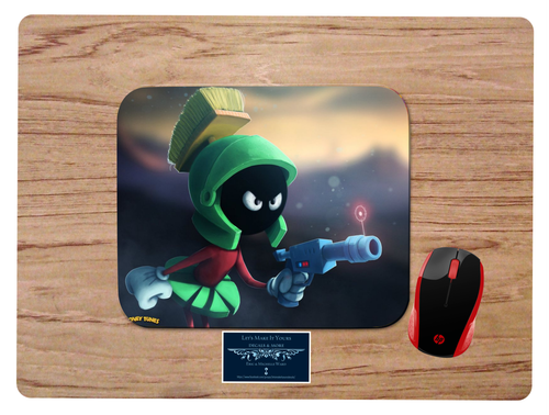 MARVIN THE MARTIAN LASER GUN CUSTOM DESIGN MOUSEPAD MOUSE PAD HOME ...