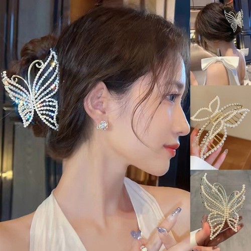 Large Butterfly Shape Hair Clips for Girls Women Daily Wear Hair ...