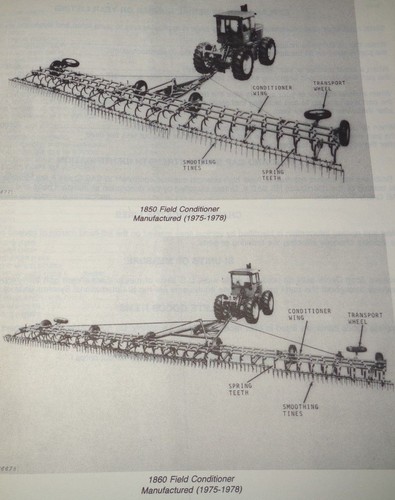 John Deere 1850 1860 Field Conditioner Parts Catalog Manual Book JD | eBay
