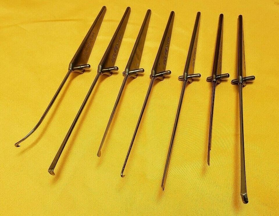 Acufex Arthroscopy & Sports Medicine Hook,Probe and Knives Set of 7 | eBay