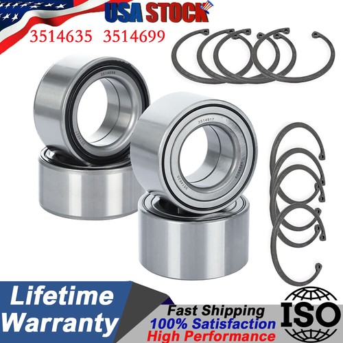 3514635 3514699 Front & Rear Wheel Bearing Kit For Polaris Ranger 900 ...
