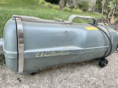 Vintage Electrolux Model E Blue Vacuum Cleaner MCM w/attachments | eBay
