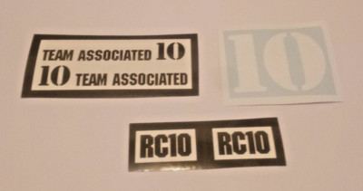 Team Associated RC10 A Stamp Gold Pan Buggy Box Art Body DECALS ...