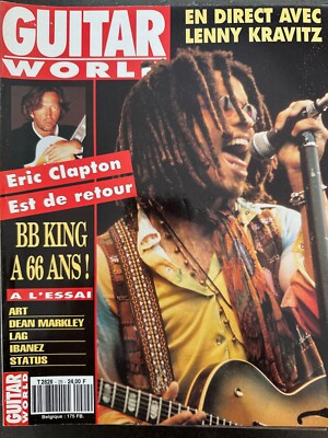Magazine Guitar world n°29, Lenny Kravitz, Eric Clapton, BB King, Ozzy ...