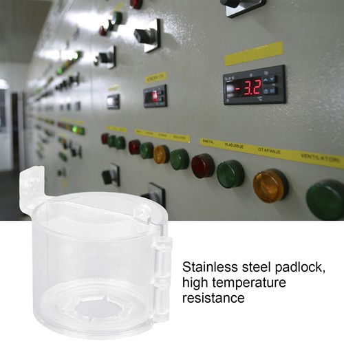 Emergency Stop Button Cap Detachable Cover Waterproof With 38mm Padlock ...