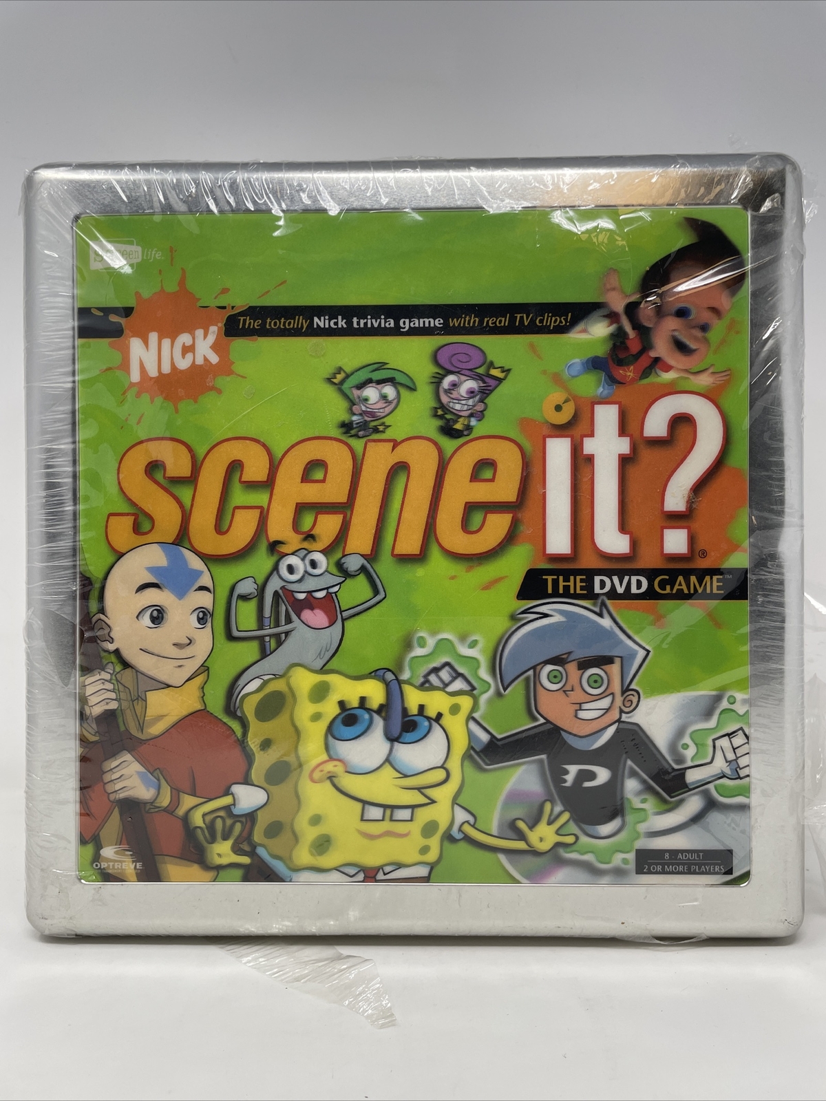 Nick Nickelodeon Scene It Trivia DVD Board Game Tin Case 2006 TV Show ...